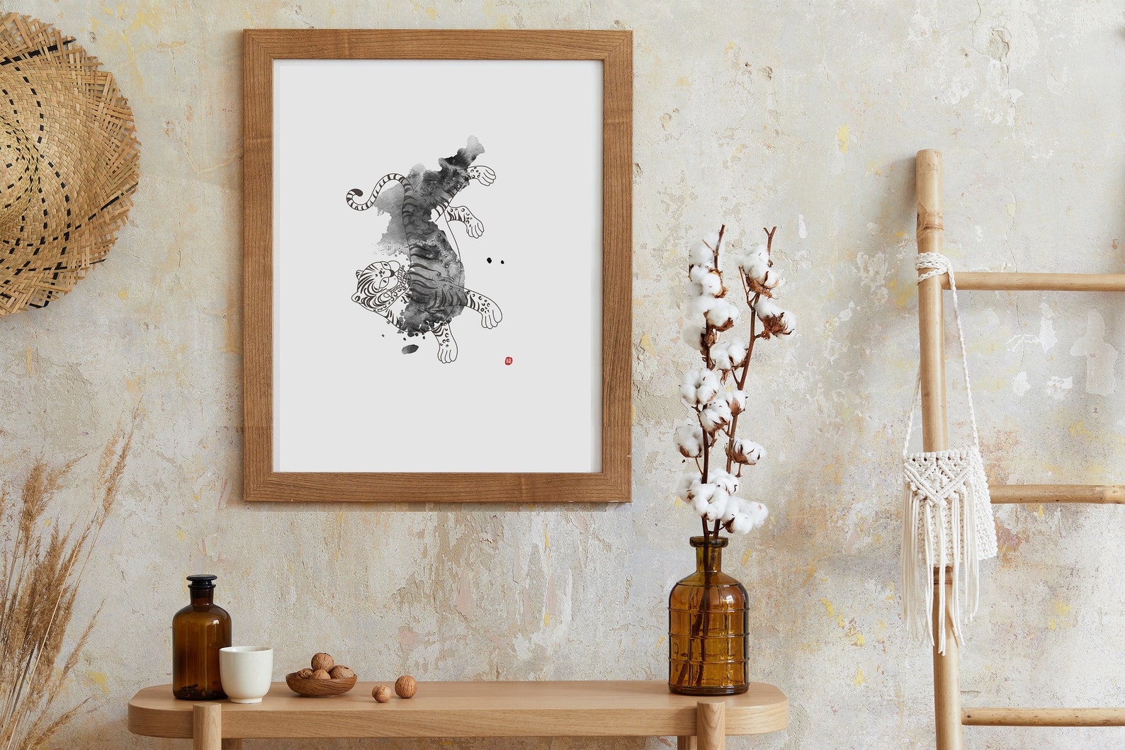 Korean Wall Art Korean Art Print Korean Art Poster Korean - Etsy