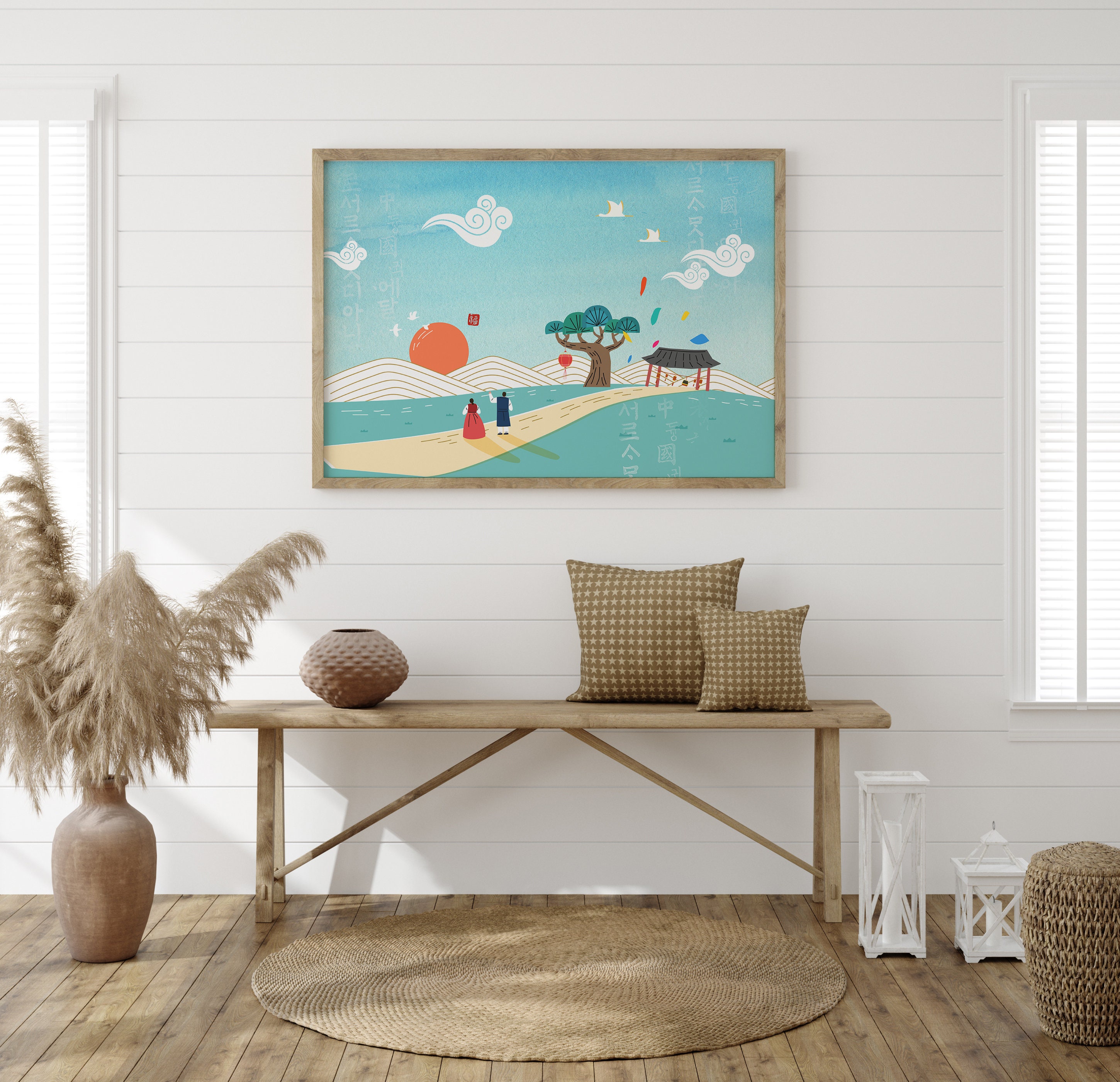 Korean Art Asian Art Asian Art Print Asian Art Poster - Etsy