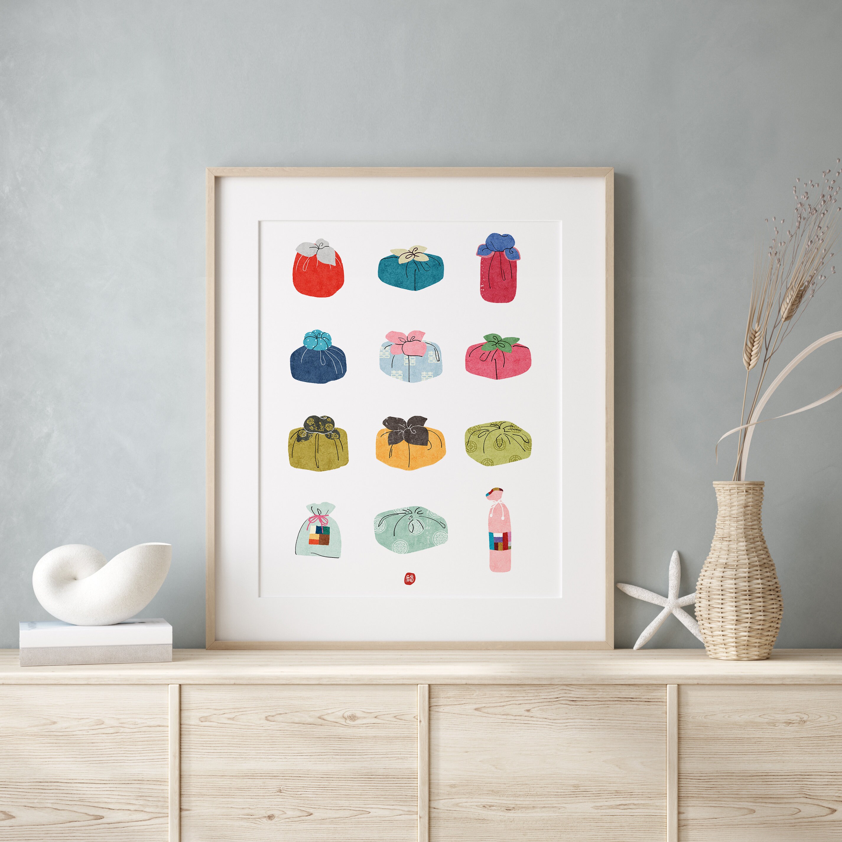 Korean Art Asian Art Asian art print Asian art poster | Etsy