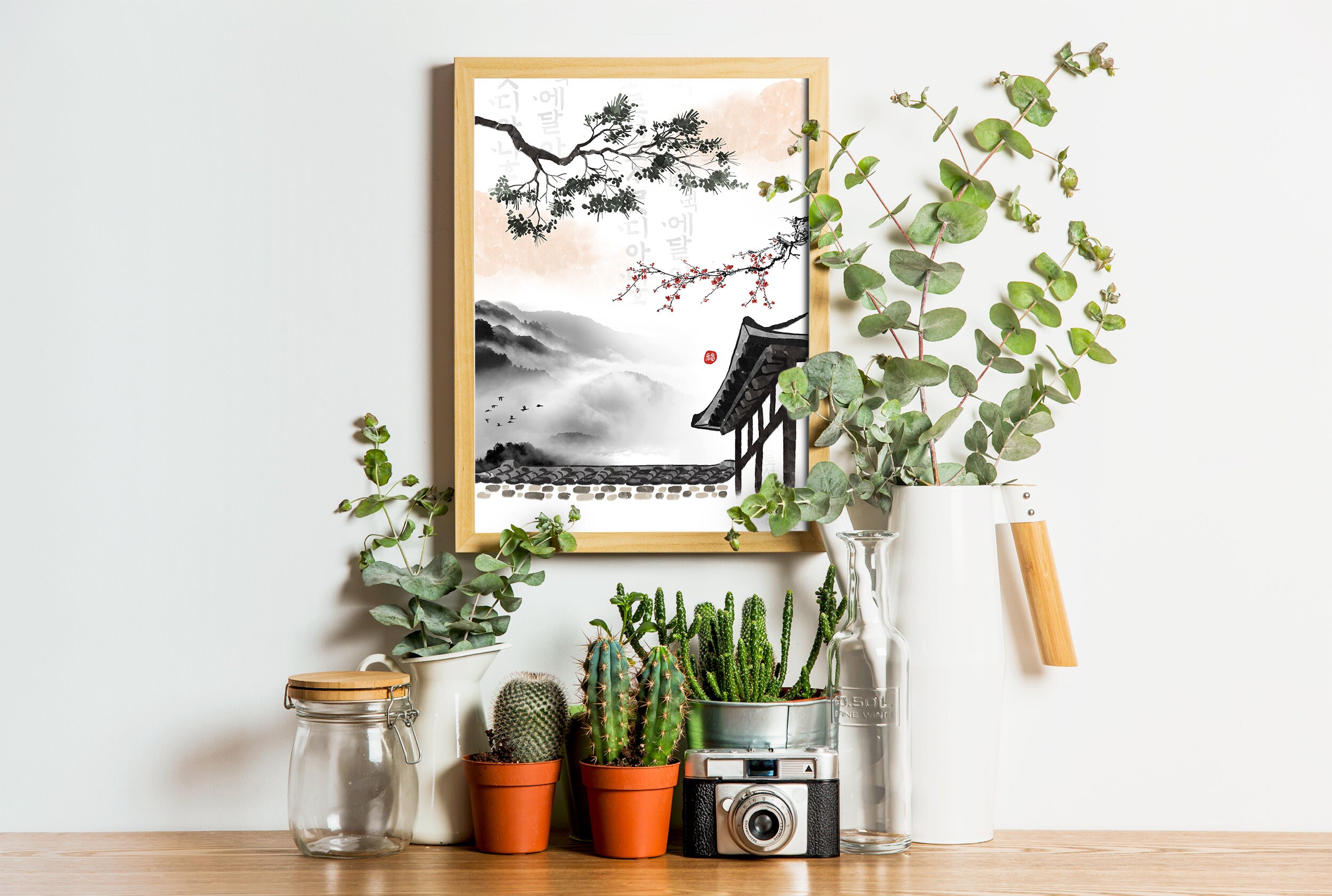 Korean Art Asian Art Asian Art Print Asian Art Poster - Etsy