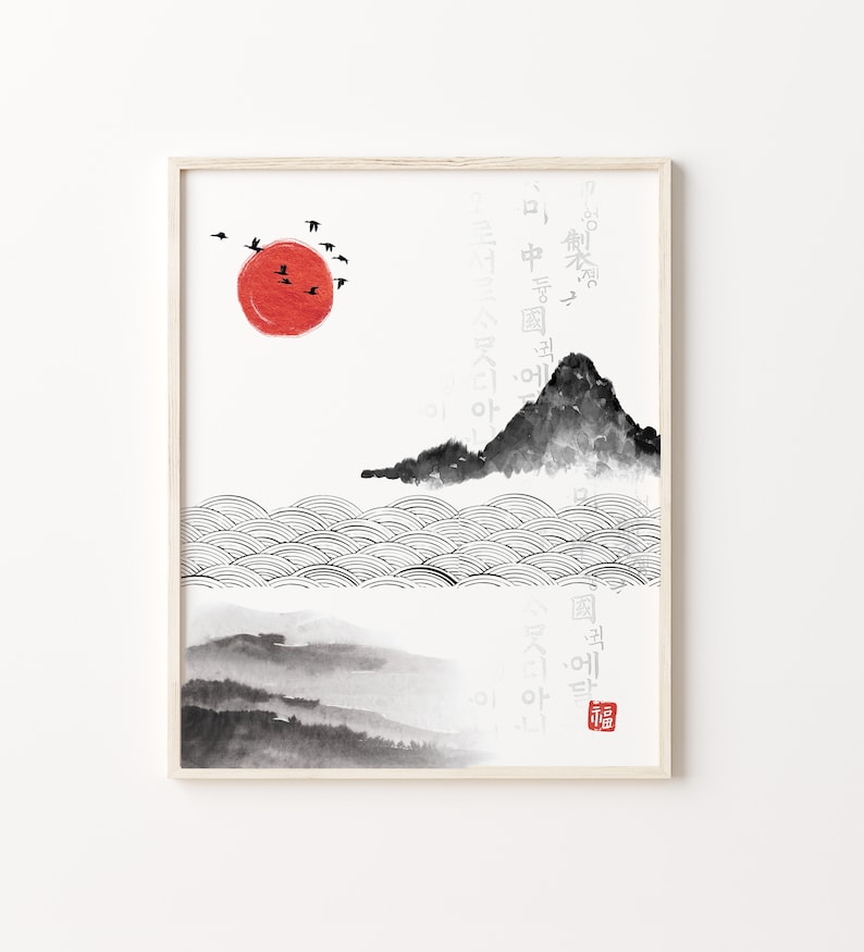 Korean Artasian Artasian Art Printasian Art Posterkorean - Etsy