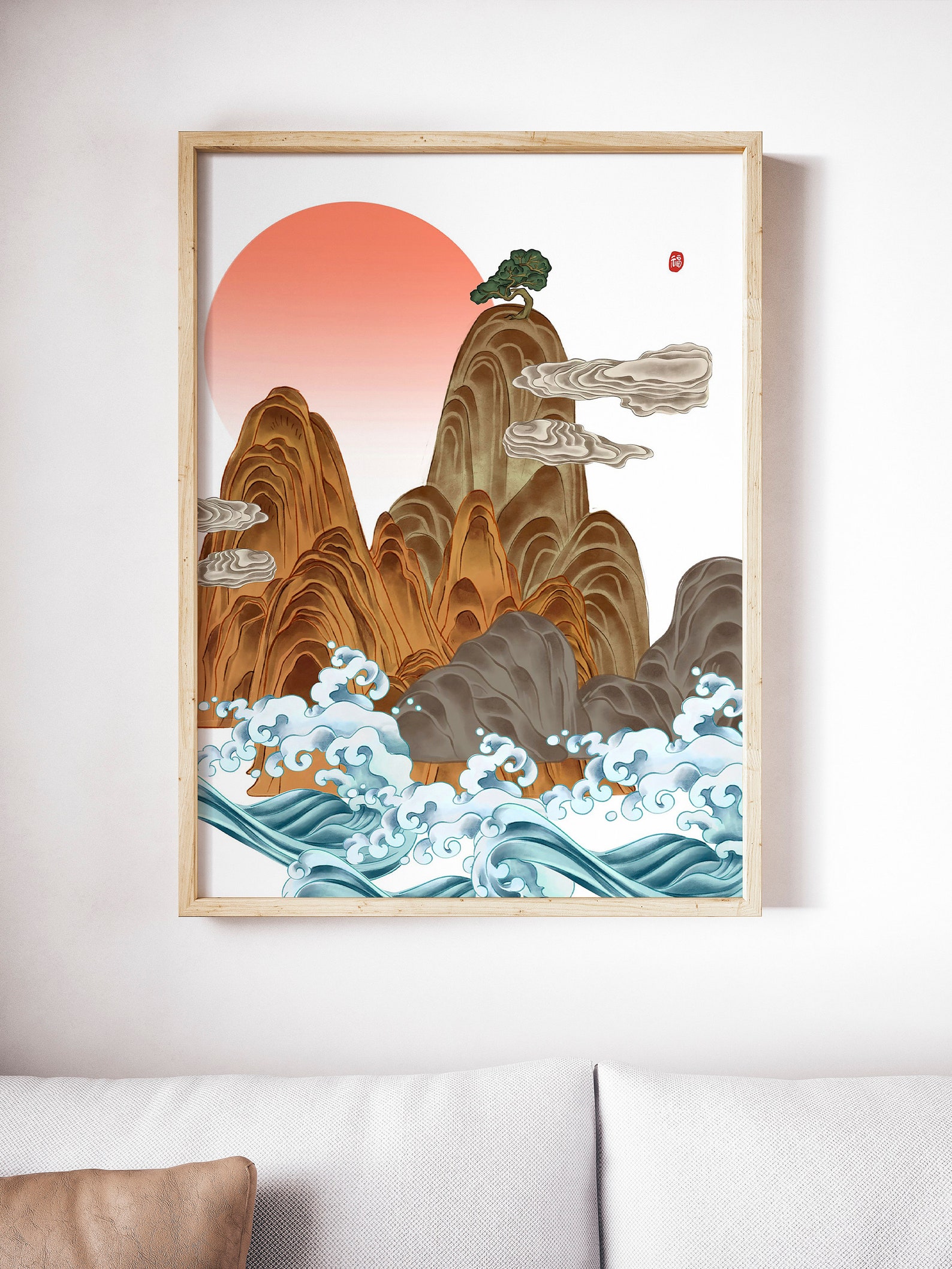 Korean Wall Art Korean Art Print Korean Art Poster Korean - Etsy