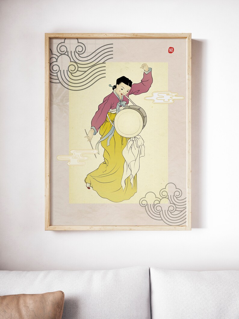 Korean Art Asian Art Asian Art Print Asian Art Poster | Etsy