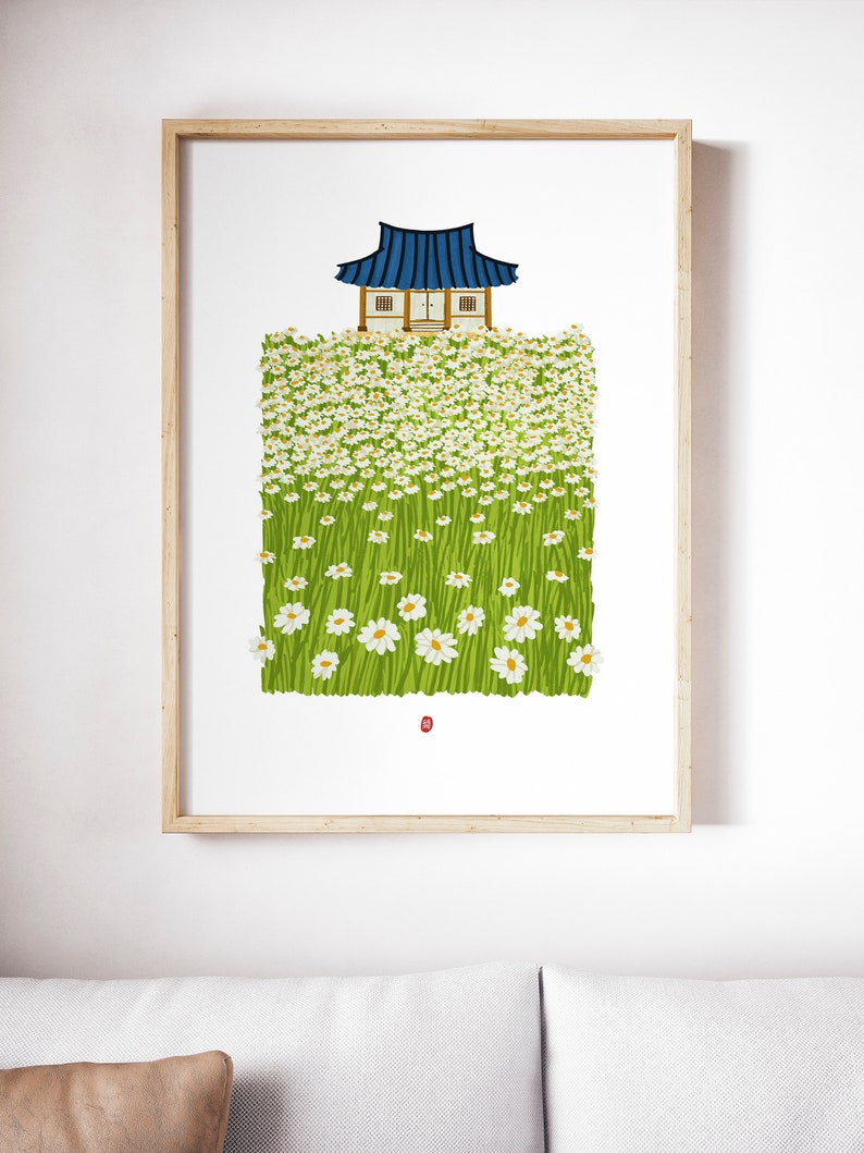 Korean Wall Art Korean Art Print Korean Art Poster Korean - Etsy