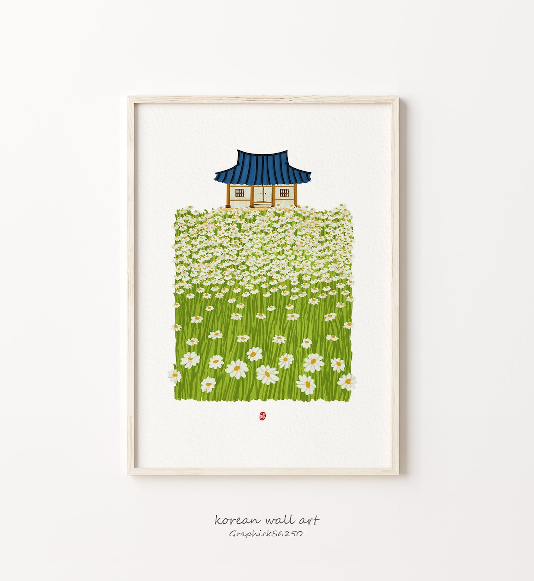 Korean Wall Art, Korean Art Print, Korean Art Poster, Korean Art Wall ...