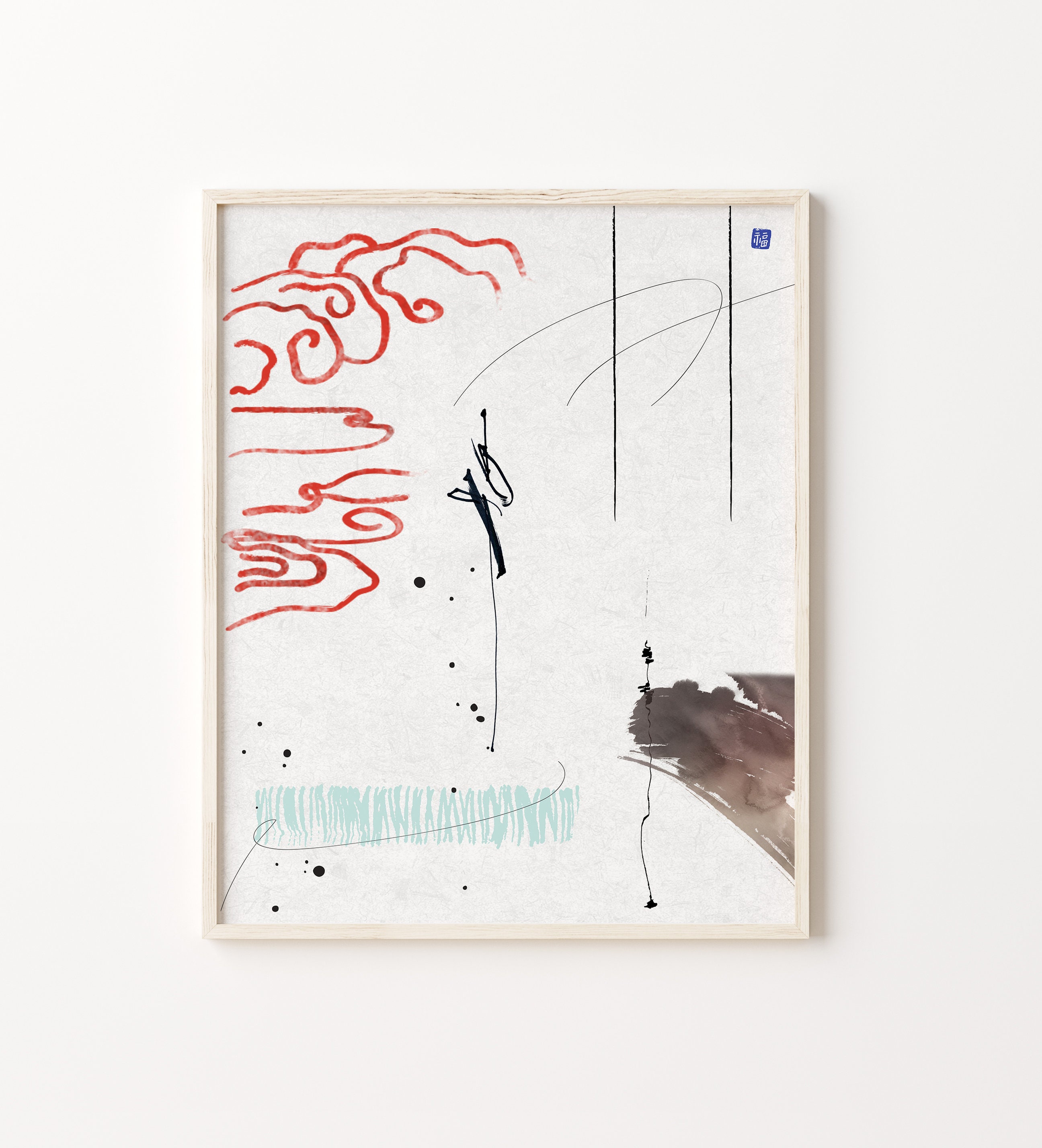 Abstract Wall Art Abstract Painting Korean Abstract Wall - Etsy UK