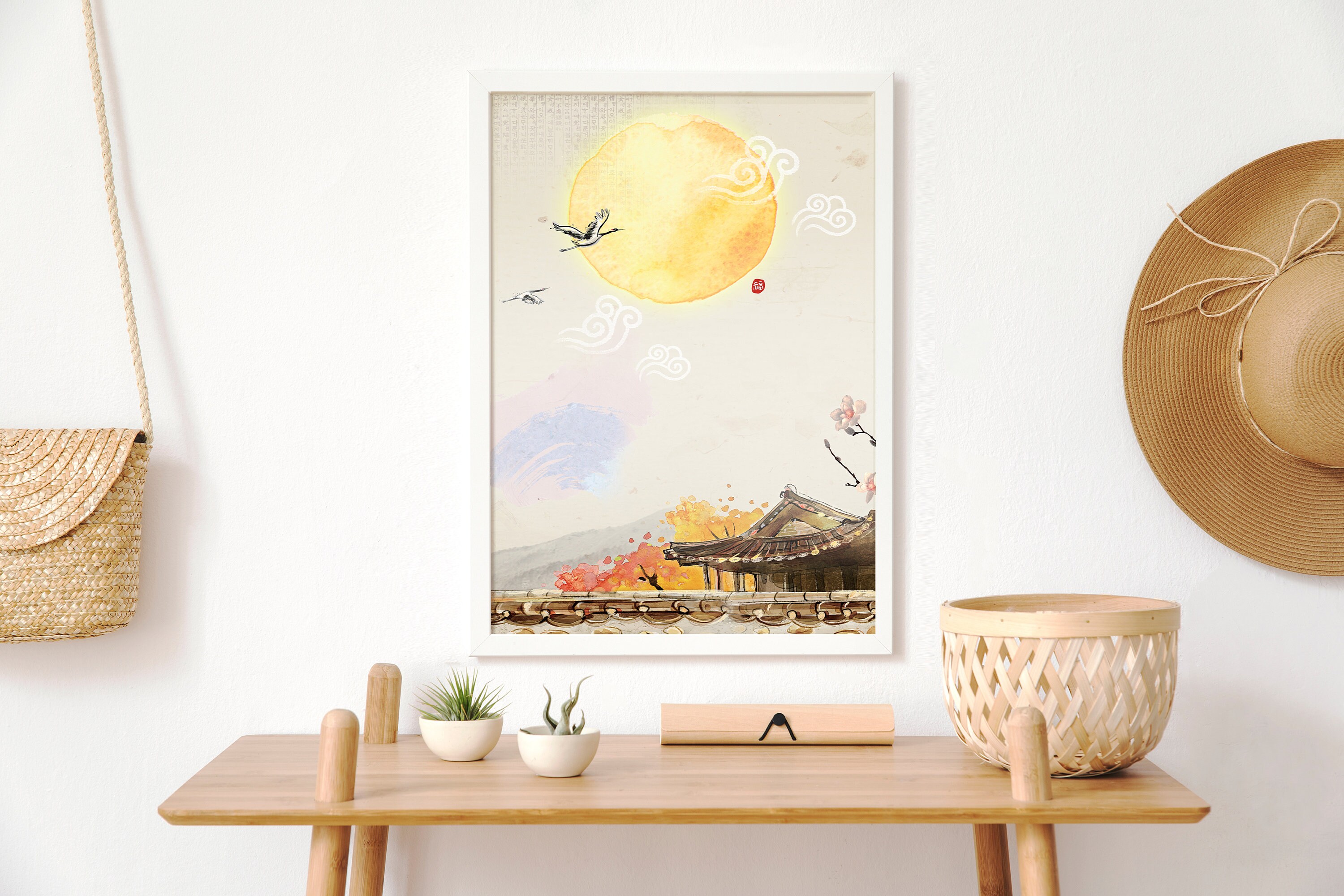 Korean Wall Art Korean Art Print Korean Art Poster Korea - Etsy