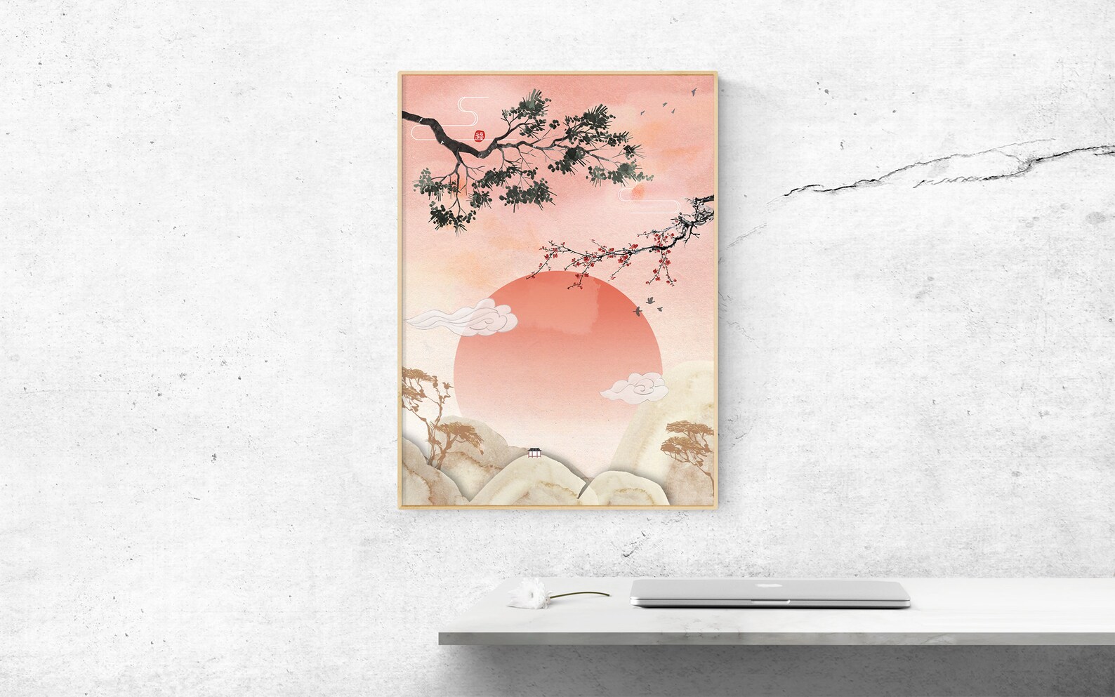 Korean Art Asian Art Asian Art Print Asian Art Poster | Etsy