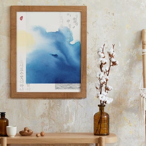 Abstract Wall Art, Abstract Painting, Korean Abstract Wall Art, Korean ...