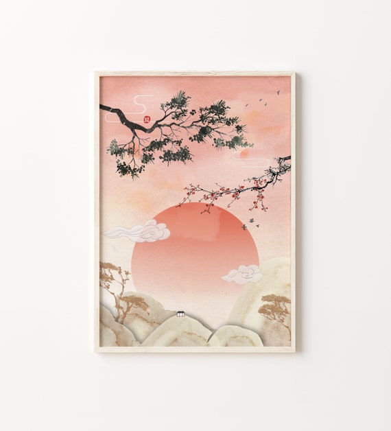 Korean Art Asian Art Asian Art Print Asian Art Poster | Etsy