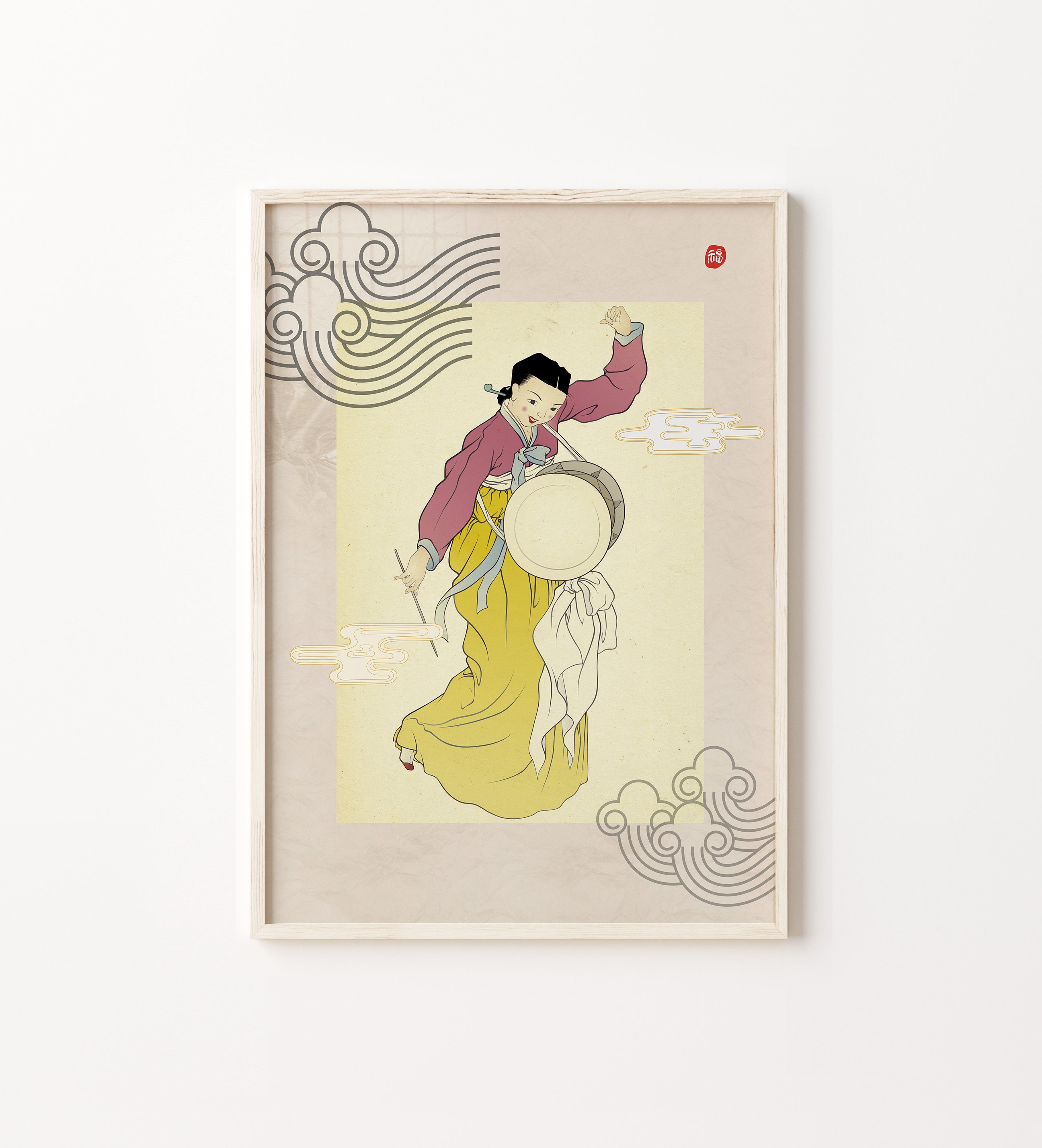 Korean Art Asian Art Asian Art Print Asian Art Poster - Etsy