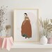 Korean Boho Wall Art Hanbok Art Boho Korean Art Korean Art - Etsy