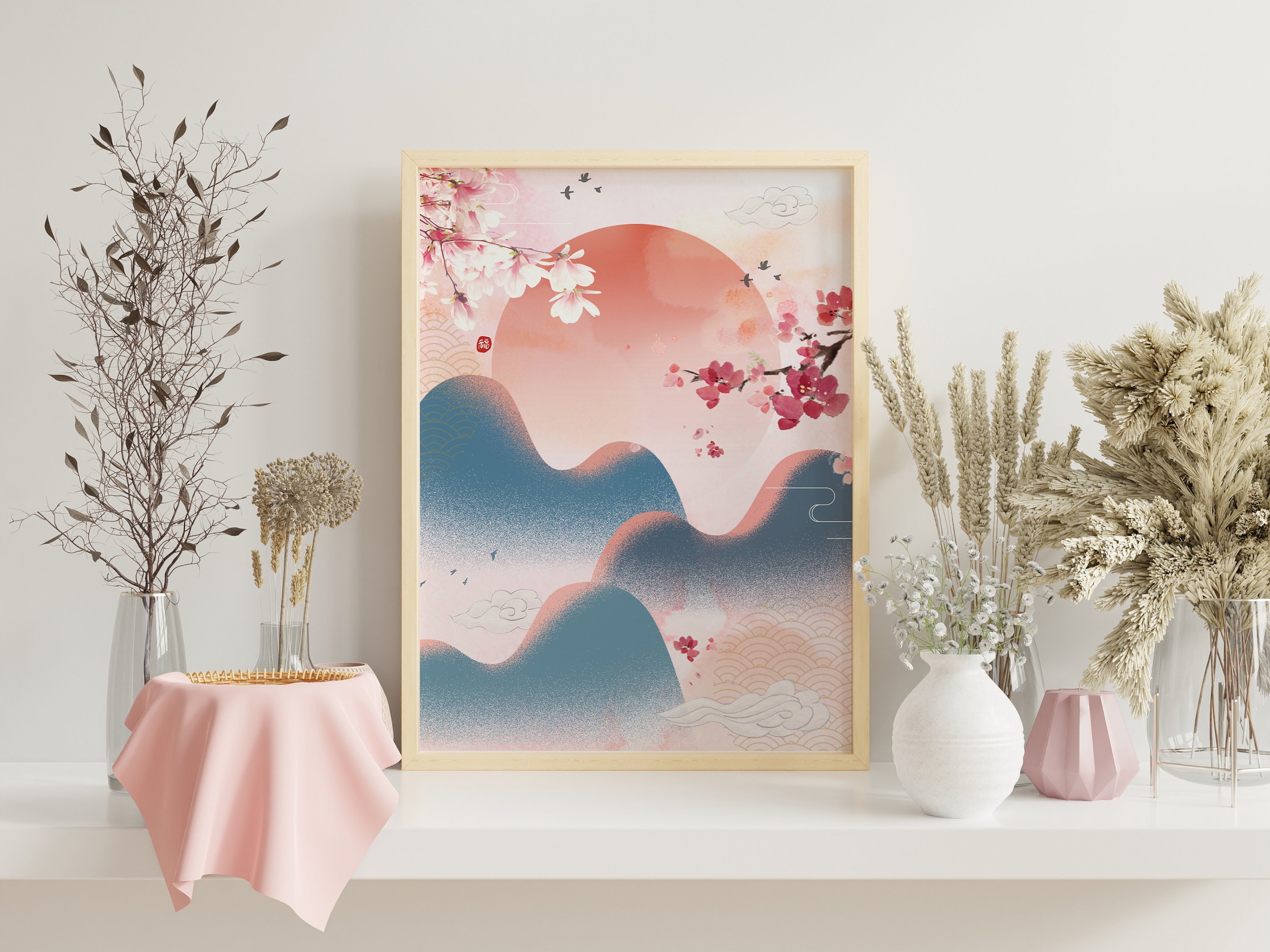 Korean Art Asian Art Asian Art Print Asian Art Poster | Etsy