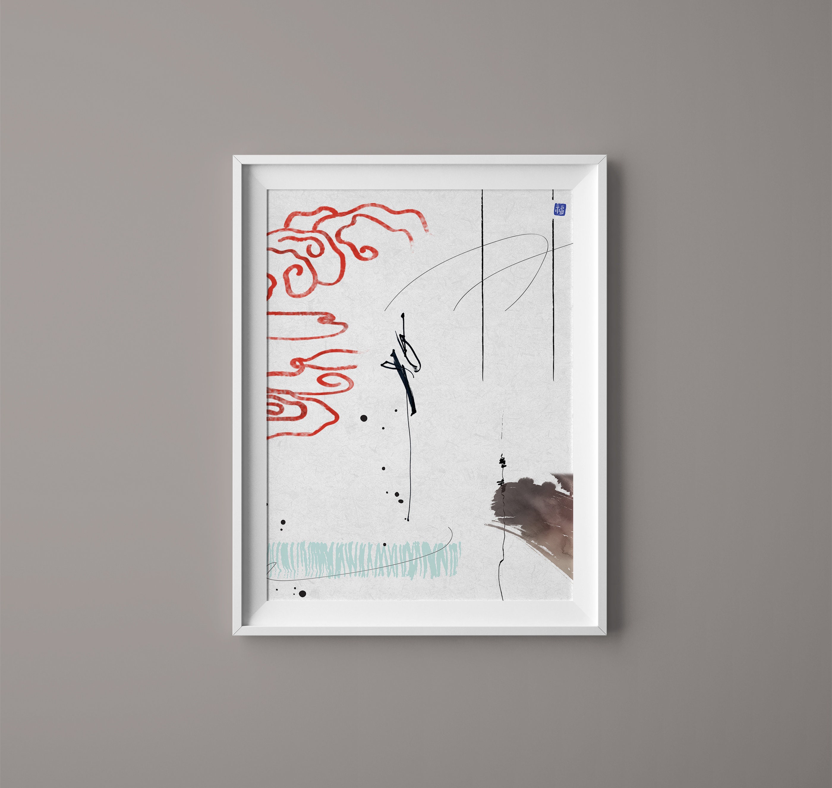 Abstract Wall Art Abstract Painting Korean Abstract Wall | Etsy