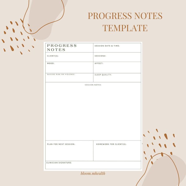 Progress Note - Etsy