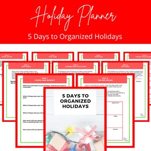 Holiday Planner Christmas Planner Thanksgiving Planner - Etsy