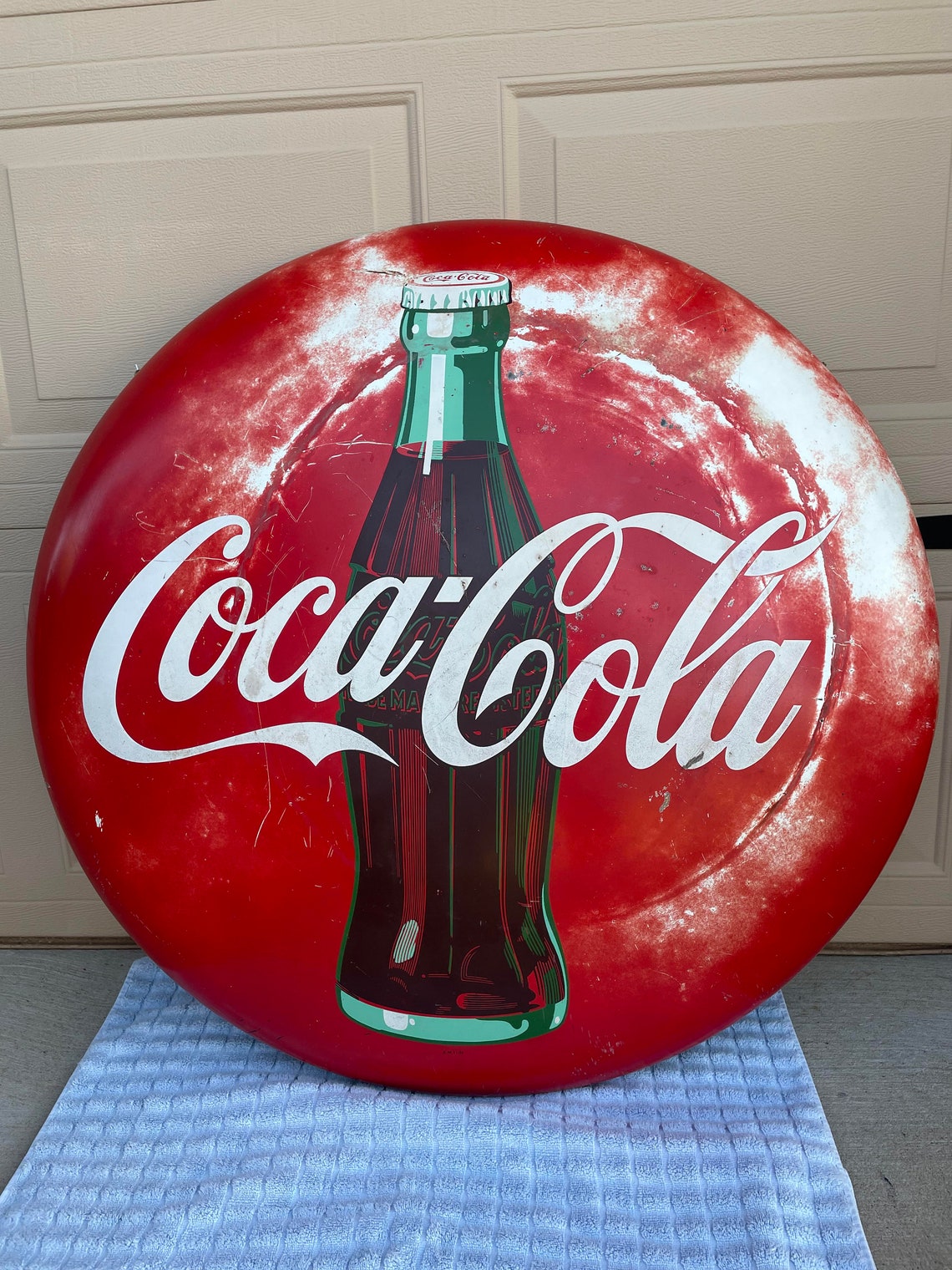 Coca-cola Button 36 Inch Original 1953 - Etsy