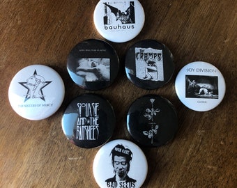 Goth Pin Badge - Etsy