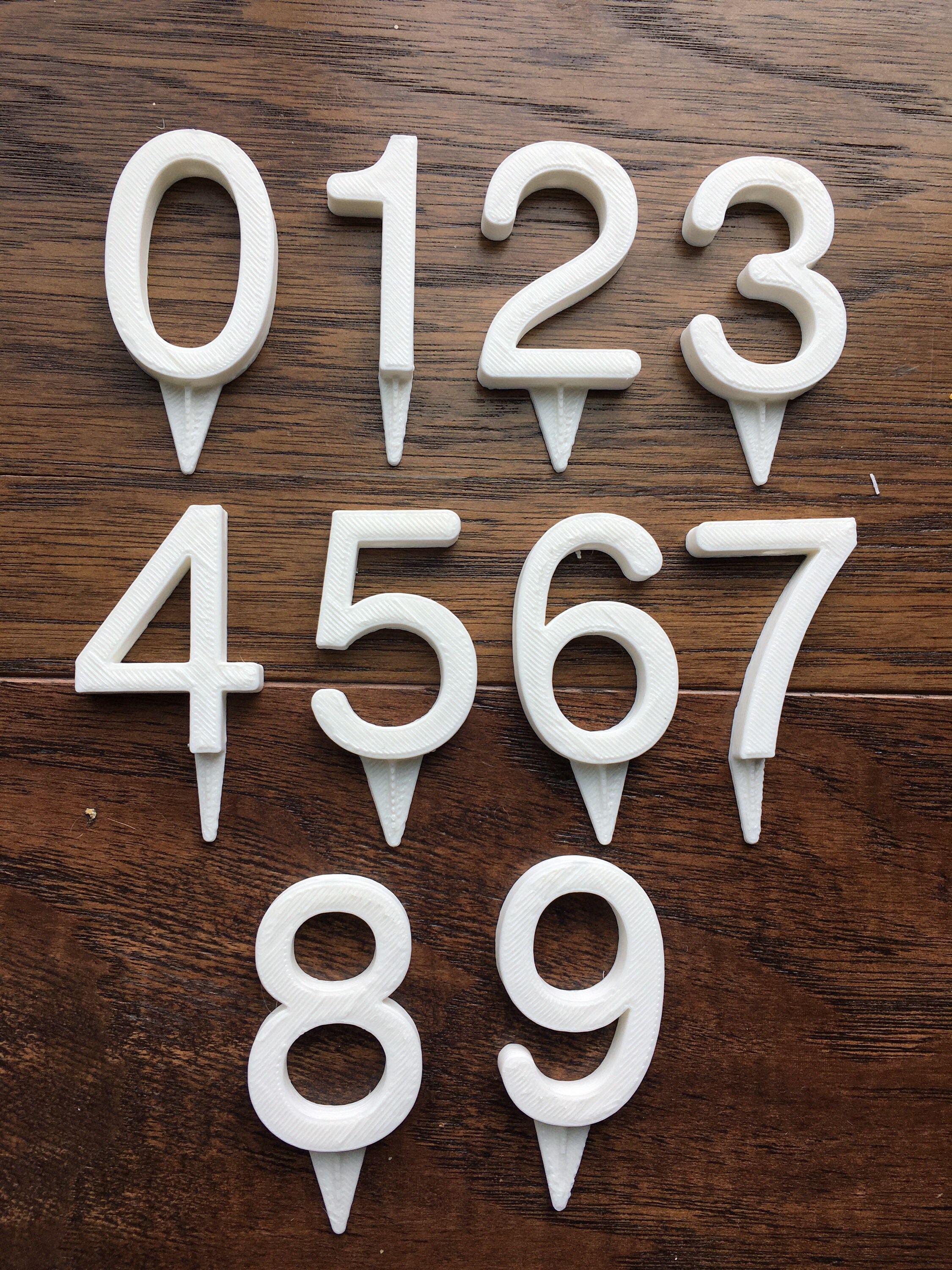 Number Candle Holder 0-9 - Etsy