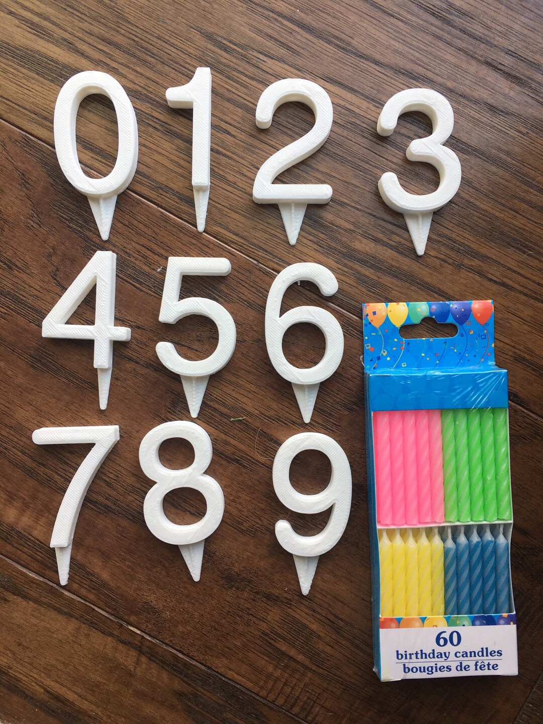 Number Candle Holder 0-9 - Etsy
