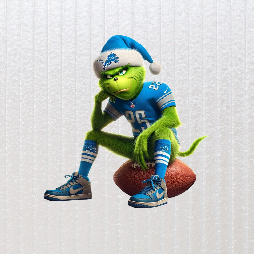 Football Grinch Files Grinch Png Grinch Football Sublimation - Etsy ...