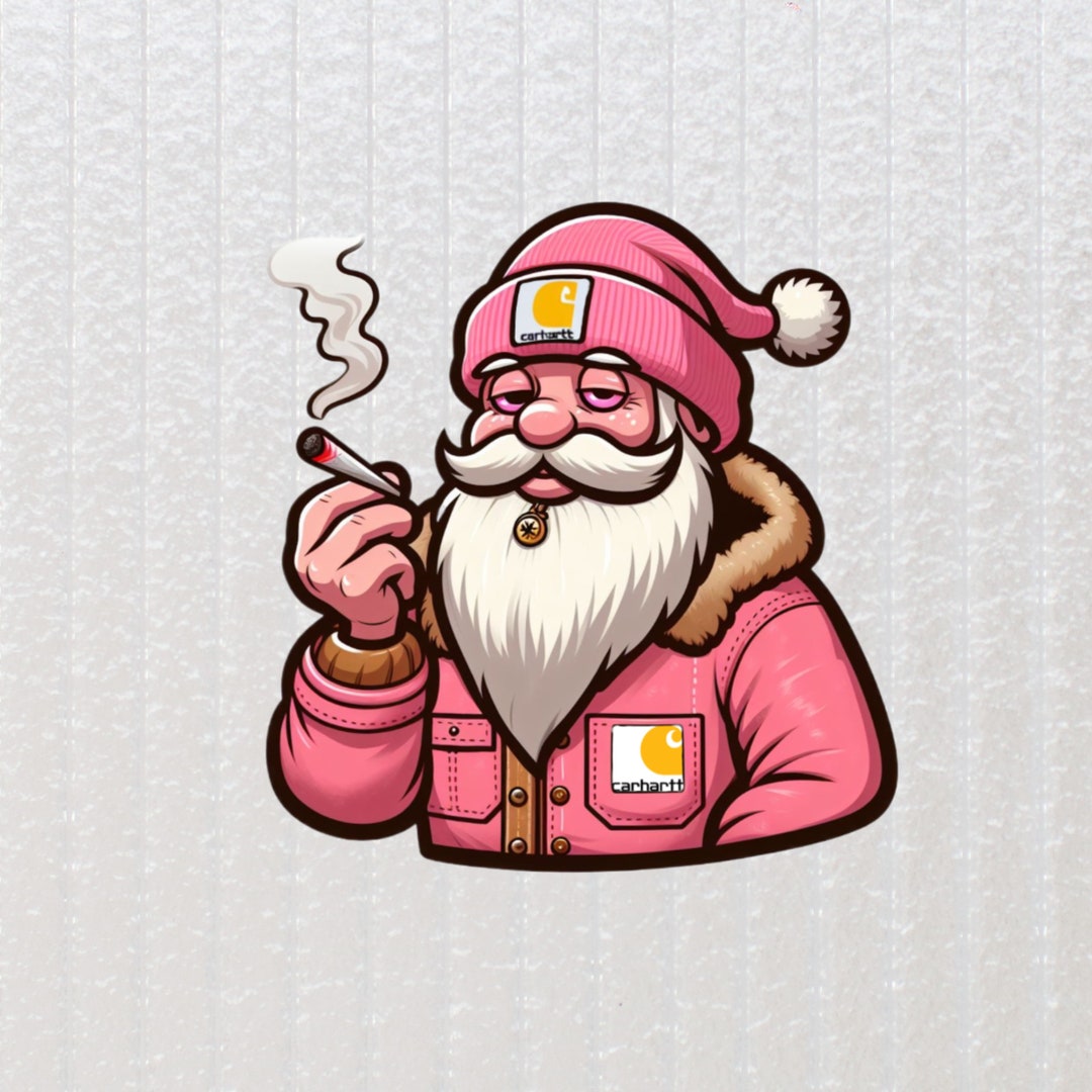 Stoner Santa Digital File, Hippie Santa Files, Santa Smoking File ...