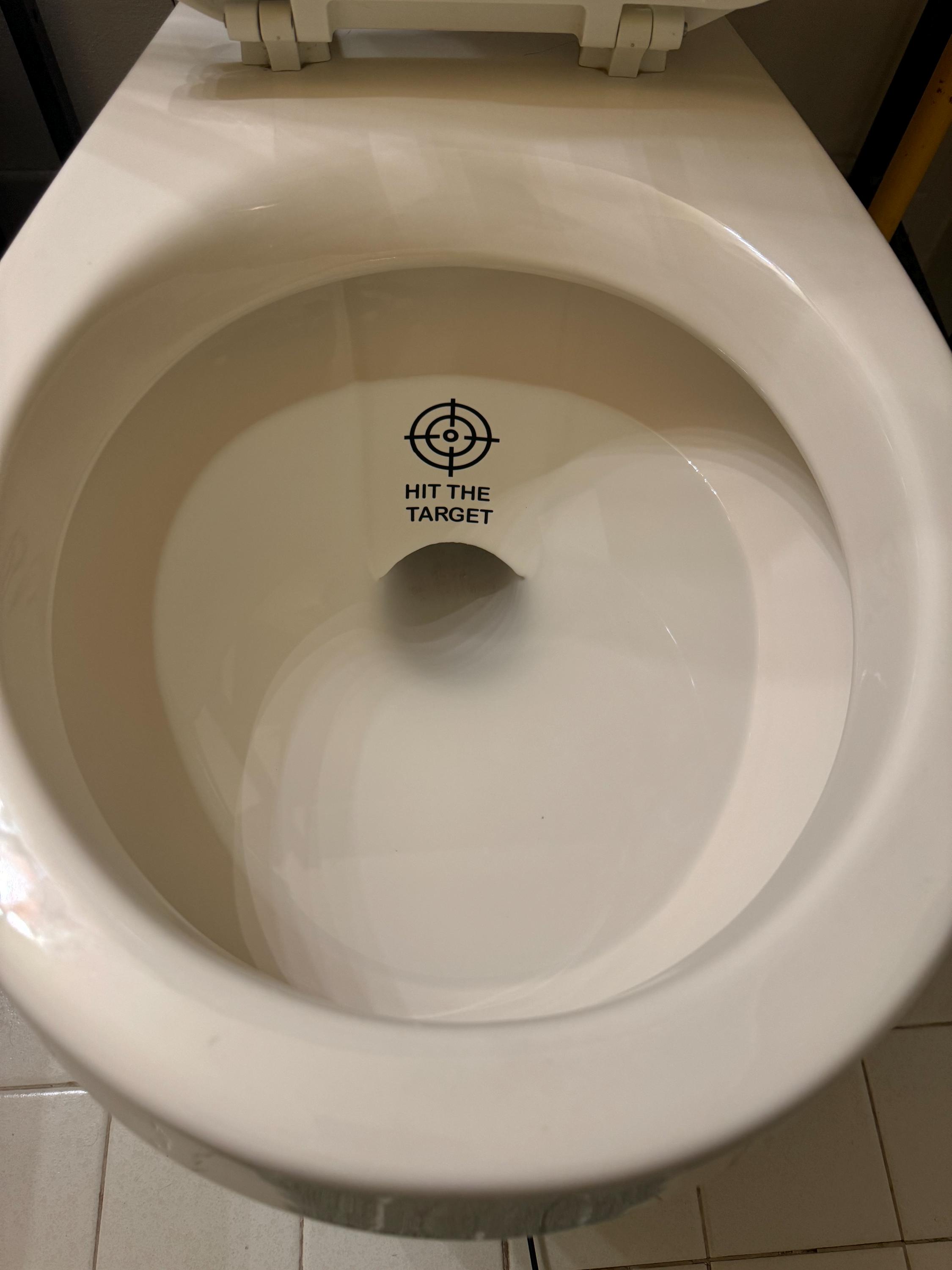 The aim Game Sticker. Toilet Game Sticker, Target Toilet Sticker ...