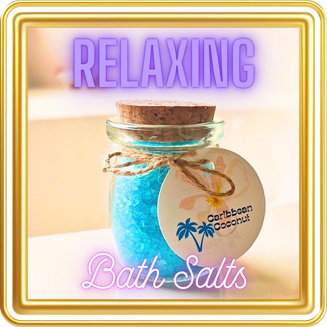 Mini Spa Gift Set Relaxing Bath Salt, Crystal Bath Salt, Bath Salt ...