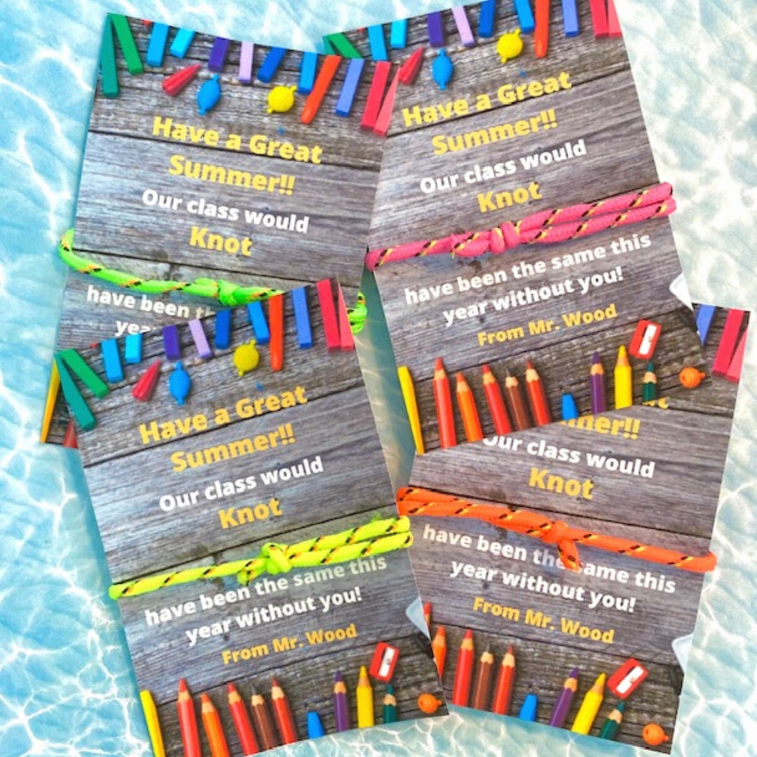 Teacher Gift for Student, End of School Year Gift for Kids, Custom ...