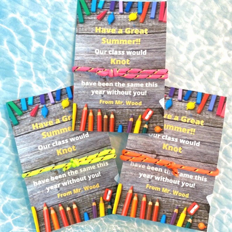 Teacher Gift for Student, End of School Year Gift for Kids, Custom ...