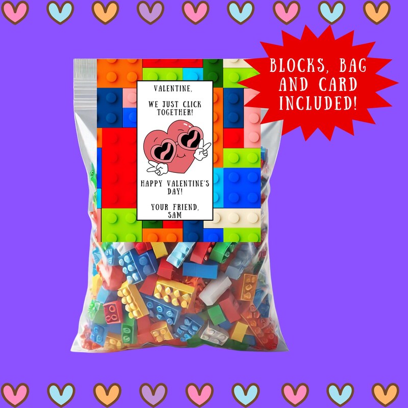 Valentine Blocks - Etsy