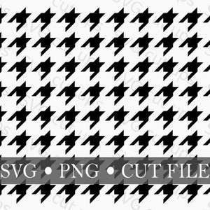 Houndstooth Seamless Pattern, SVG and PNG Files, Pattern for Cricut - Etsy