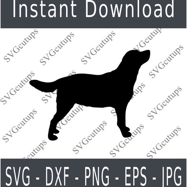 Chocolate Lab Silhouette - Etsy