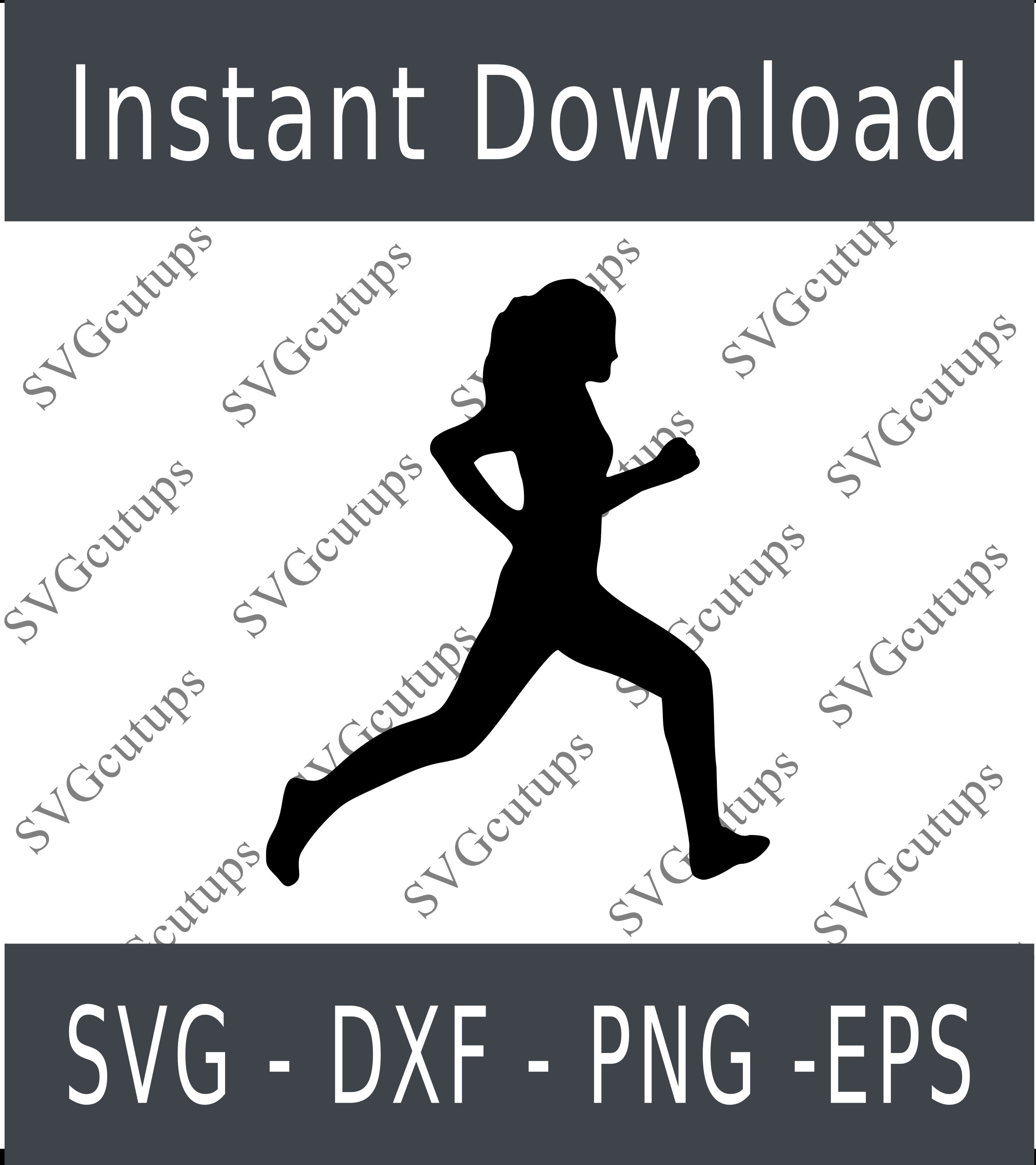 Running Woman Svg, Runner Svg, Running Svg, Workout Svg, Fitness Svg ...