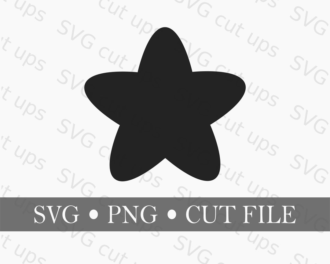 Cute Chubby Star SVG PNG Cut File for Cricut - Etsy