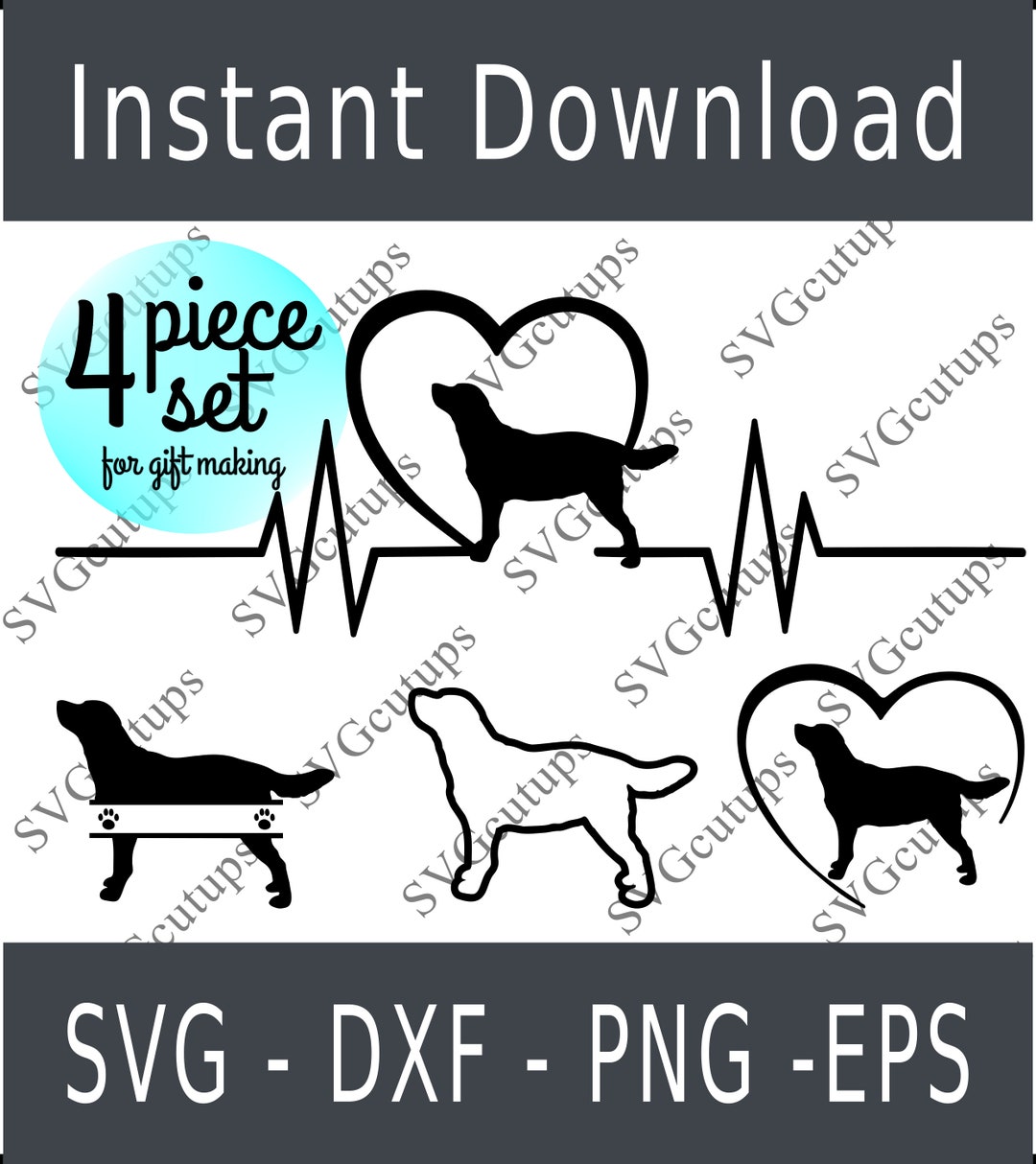 Labrador Decal Set, Labrador Svg, Labrador Dxf, Labrador Cut File ...