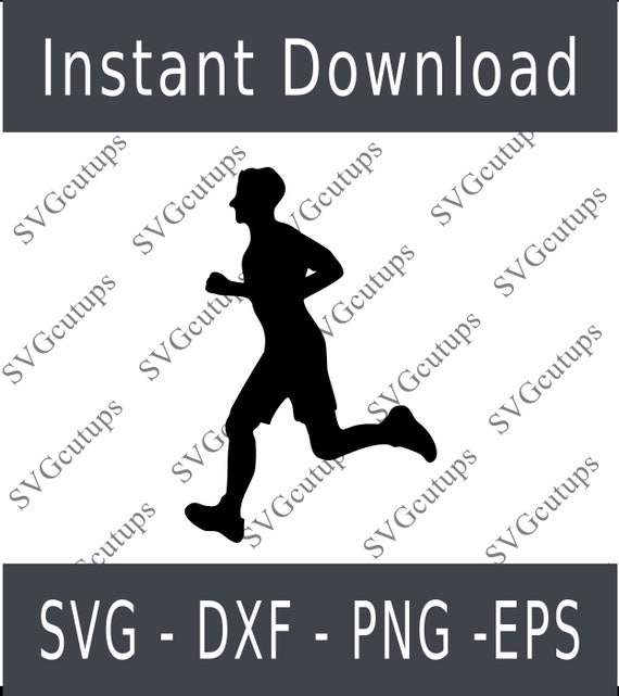 Guy Running Svg Man Running Svg Runner Cut File Running | Etsy India