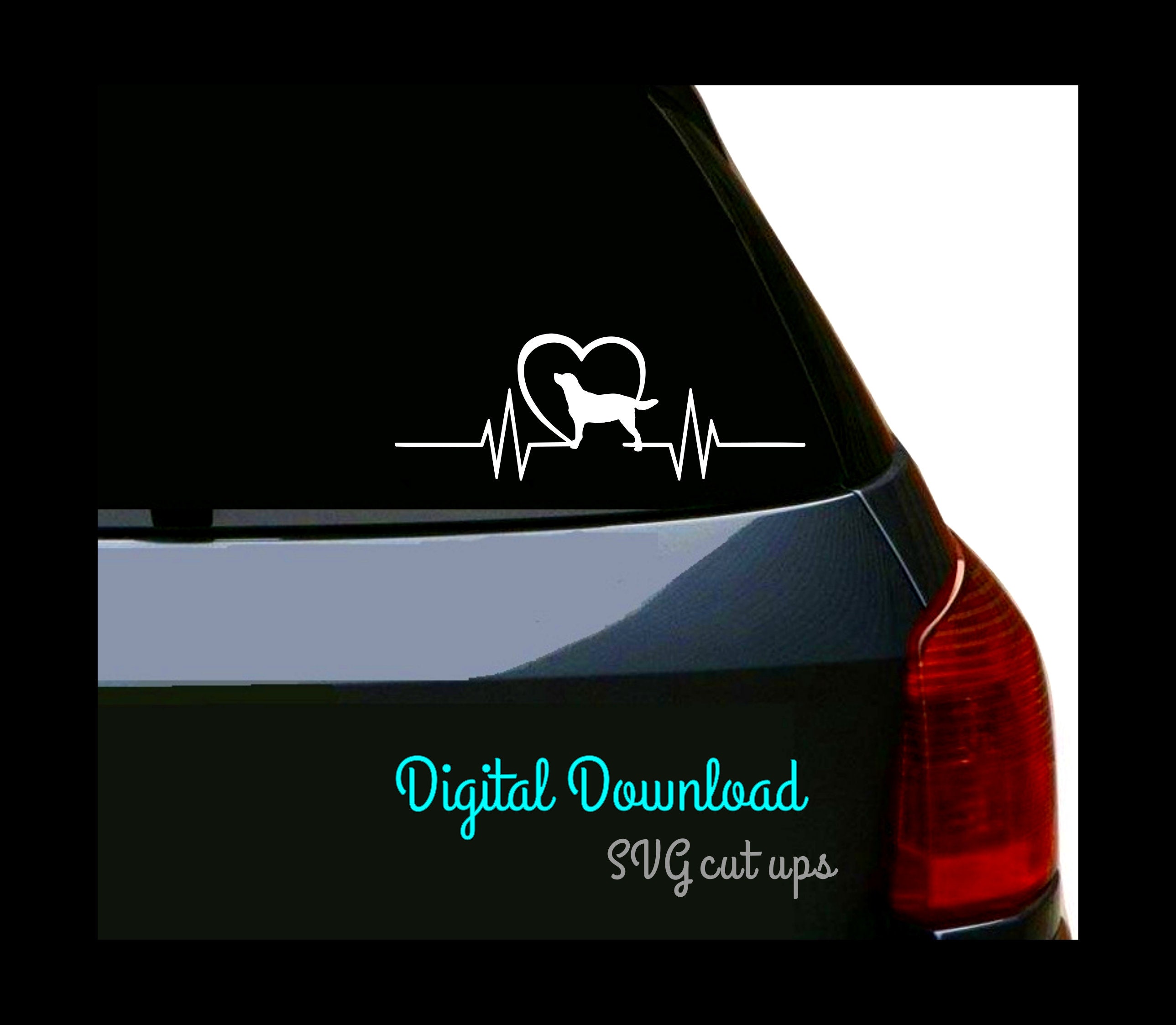 Labrador Retriever Heartbeat Svg Yellow Lab Svg Black Lab - Etsy Canada