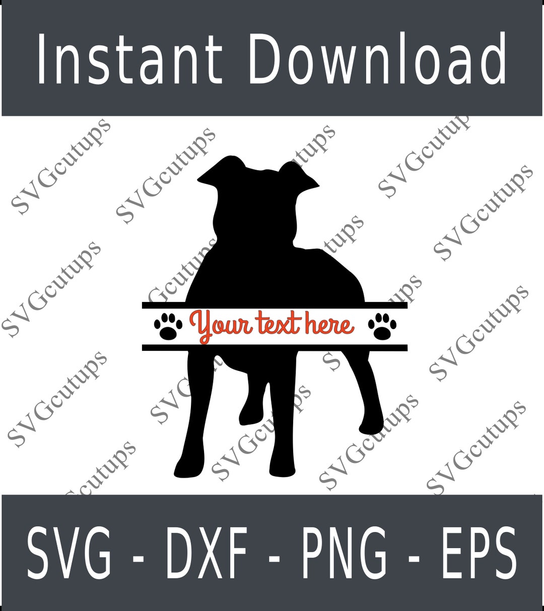 Pit Bull Svg, Pit Bull Dxf, Pit Bull Png, Pit Bull Eps, Pit Bull Cut ...
