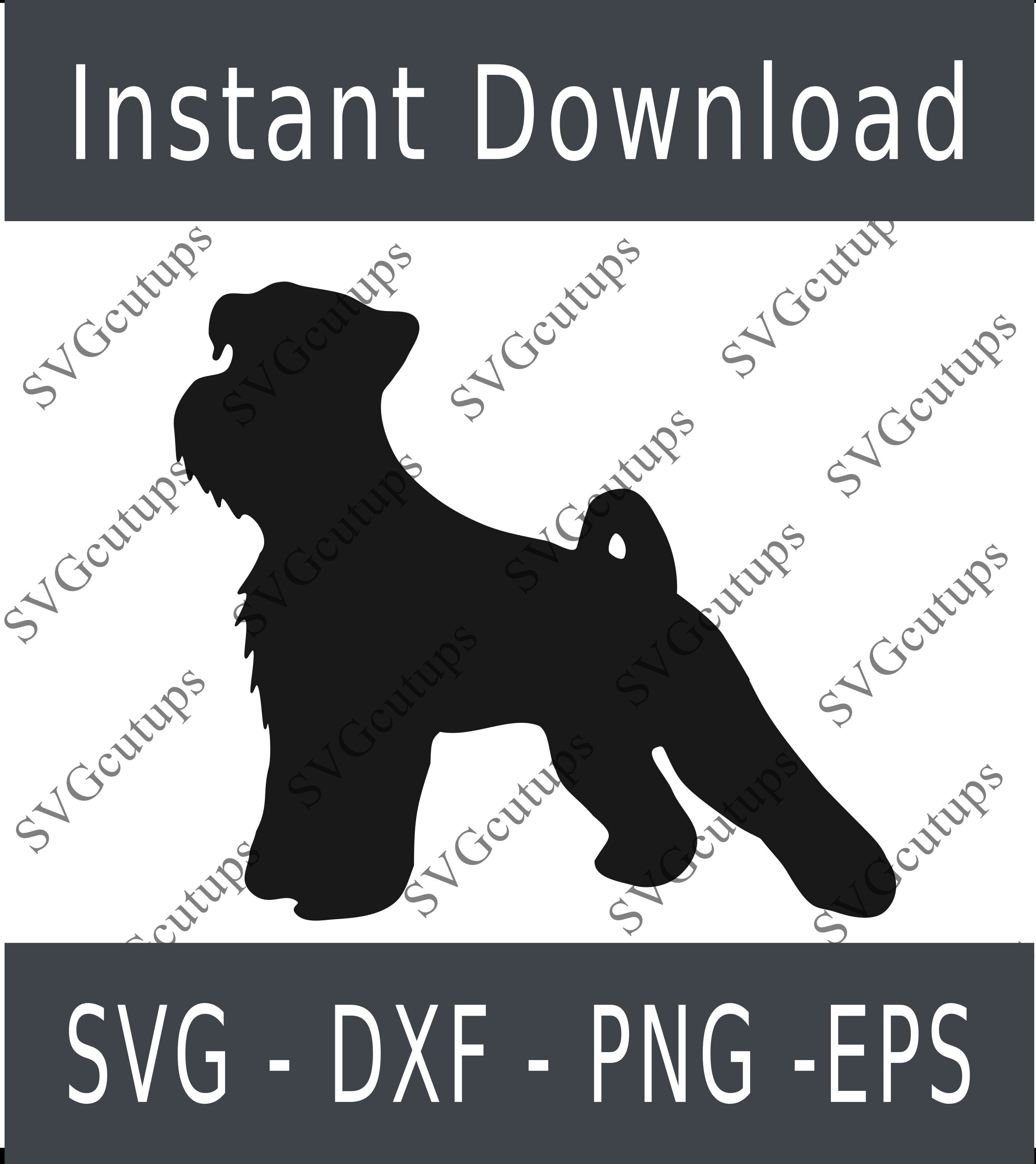 Schnauzer Decal Set Svg Schnauzer Svg Eps File Dxf File - Etsy