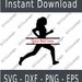 Running Heartbeat Svg, Running Woman Svg,runner Svg,running Svg ...