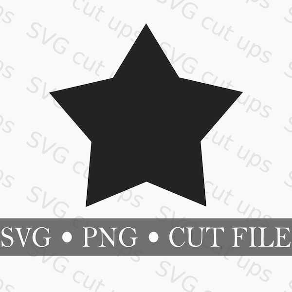 Chubby Star Svg - Etsy