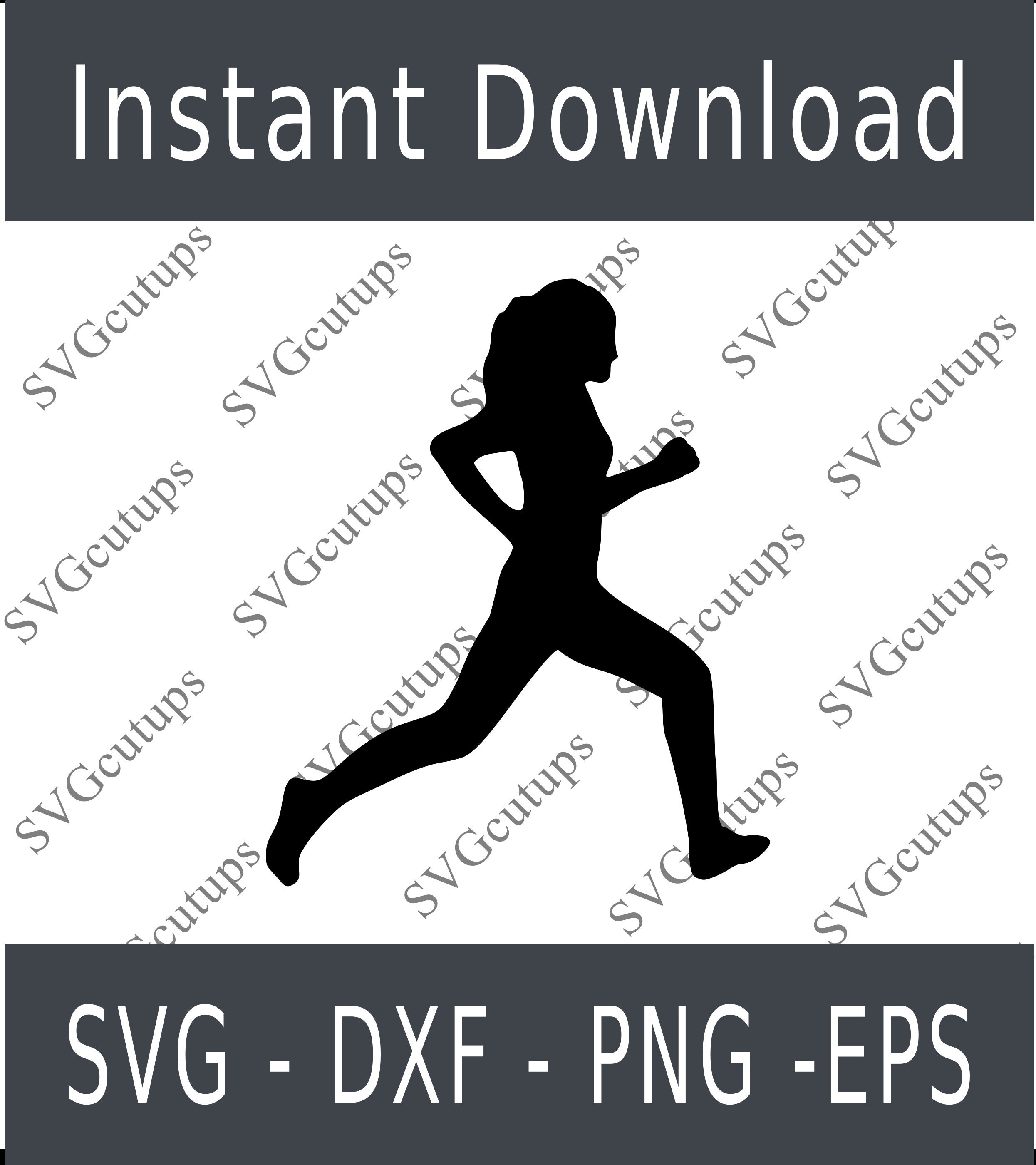 Running Heartbeat Svg Running Woman Svgrunner Svgrunning - Etsy