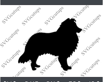 Shetland Sheepdog Svg - Etsy