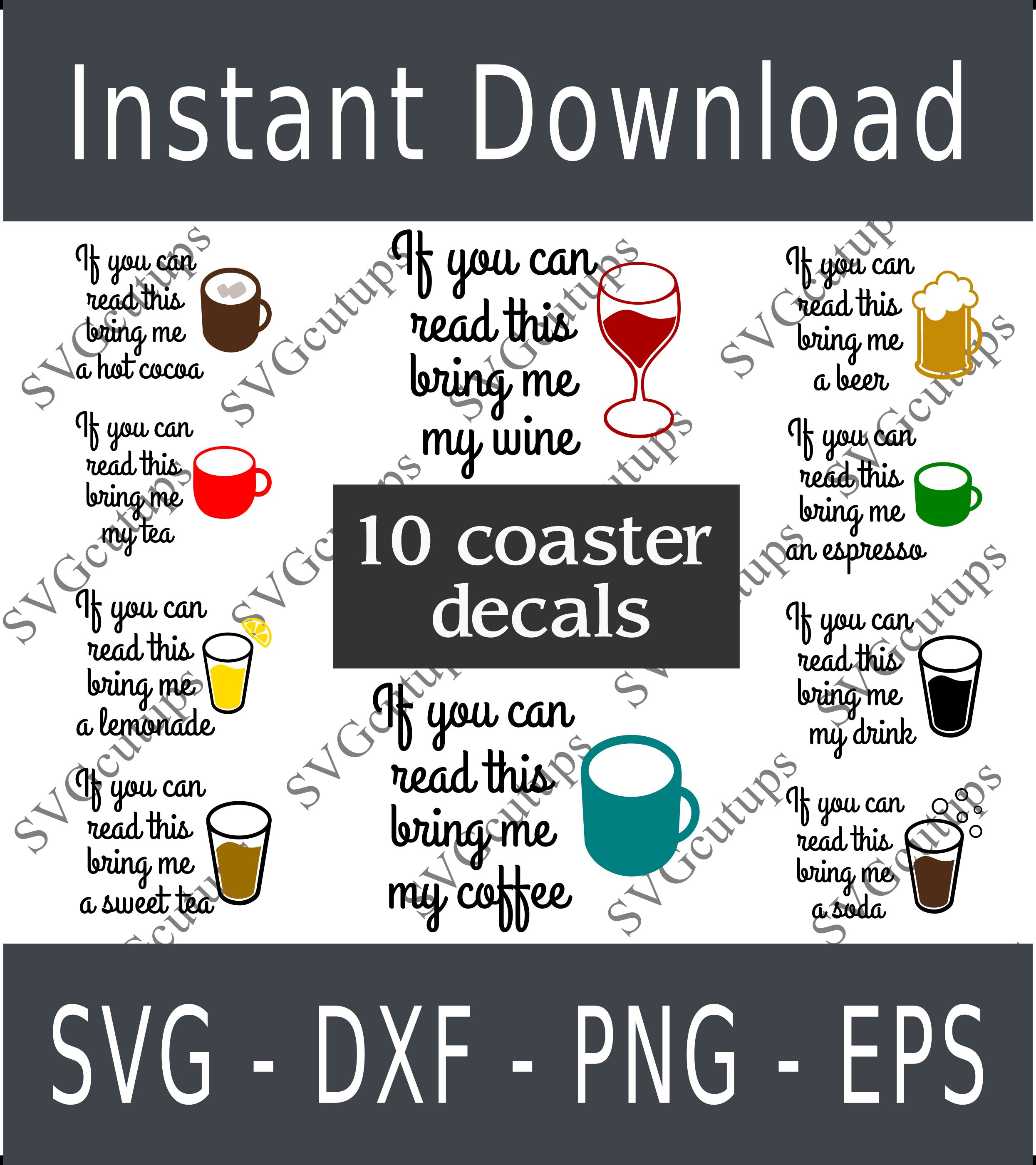 Coaster Svg Beer Coaster Svg Wine Coaster Svg Drink Coaster - Etsy Canada