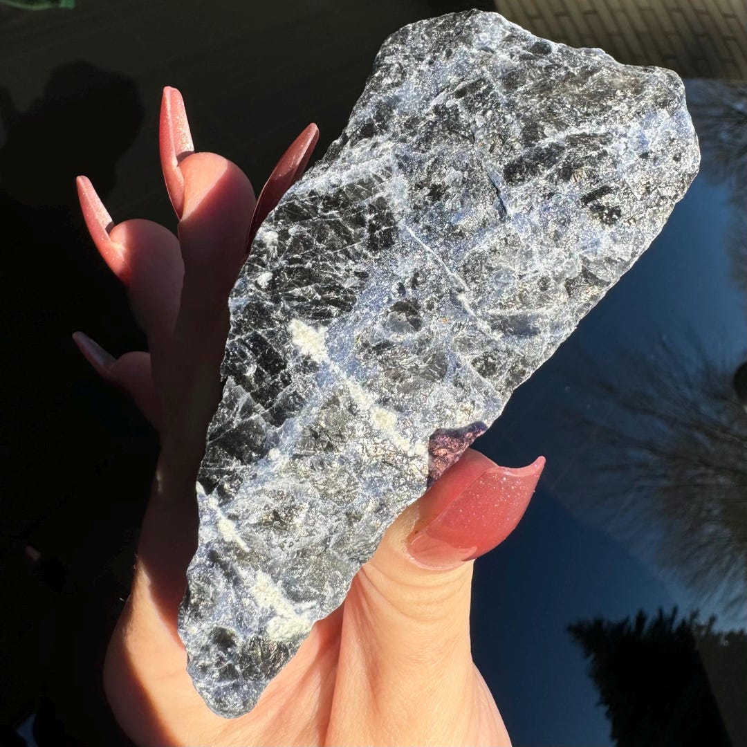 BRAZIL BLUE SODALITE Raw Sodalite Chunk Sodalite Rough Blue Sodalite ...