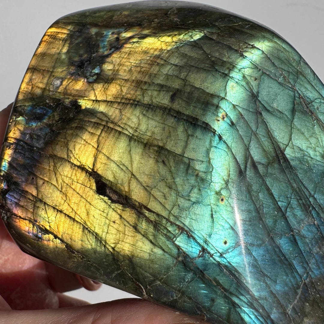 EXTRA FLASH LABRADORITE Self Standing Labradorite Yellow Labradorite ...