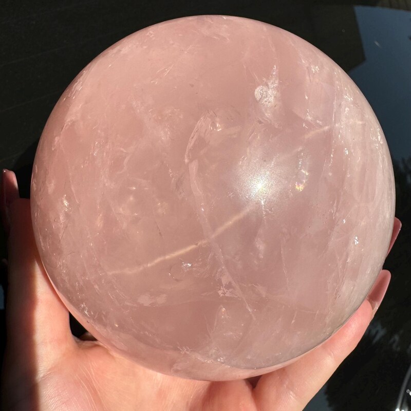 Rose Quartz Sphere - Etsy Canada