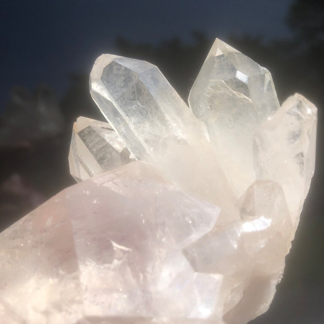 GENUINE Clear Quartz Cluster Quartz Cluster Brazilian Crystal Cluster ...