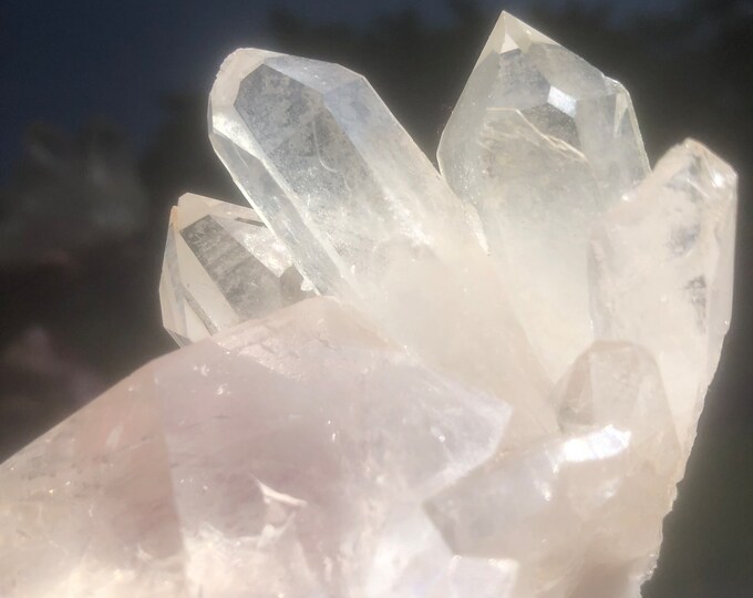 GENUINE Clear Quartz Cluster Quartz Cluster Brazilian Crystal Cluster ...